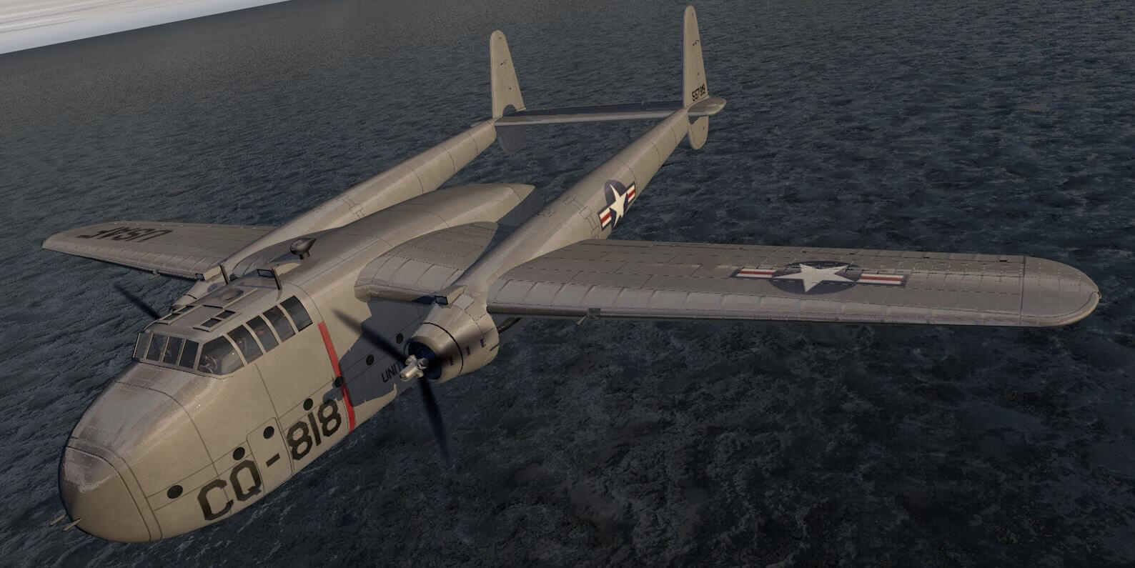 Fairchild C-82 Packet 3D Model by ChipBassChaos