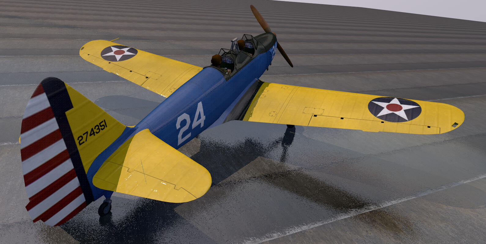 Fairchild PT-19 Cornell 3D Model by ChipBassChaos