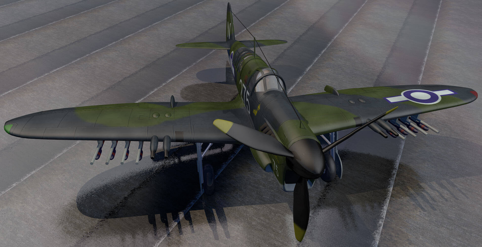 Fairey Firefly Mk-1 3D Model by ChipBassChaos
