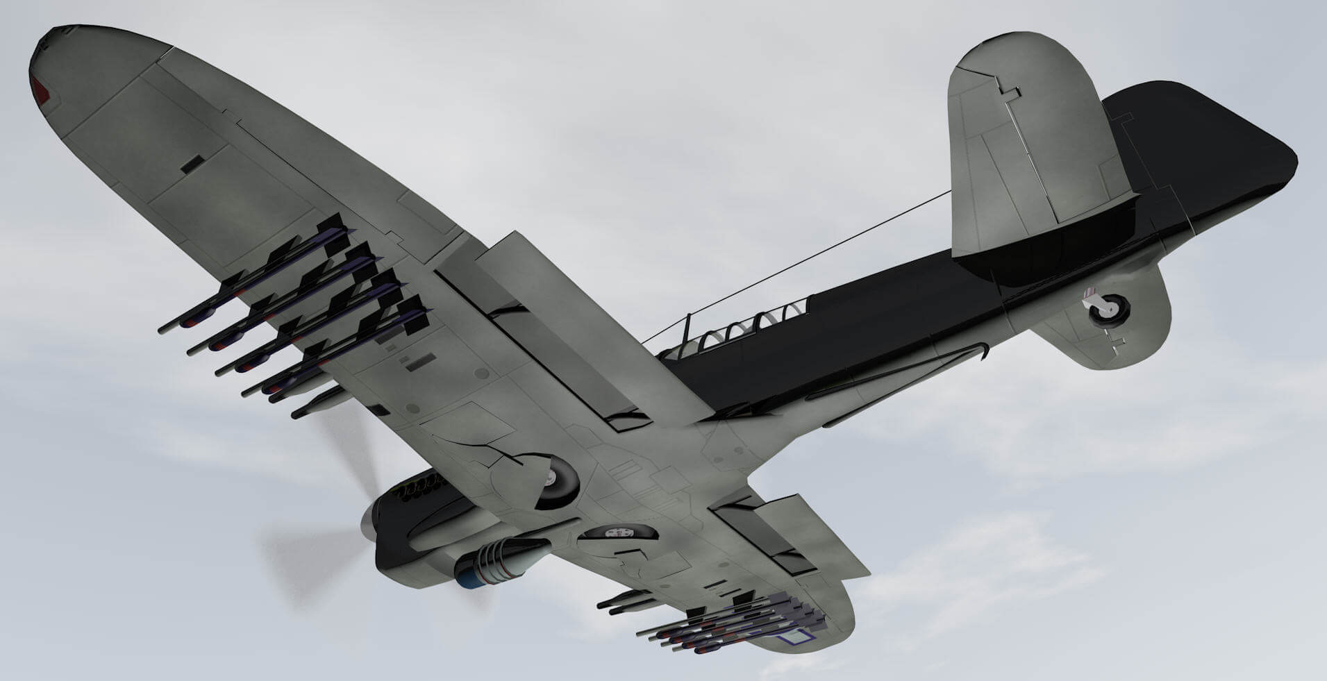 Fairey Firefly Mk-1 3D Model by ChipBassChaos