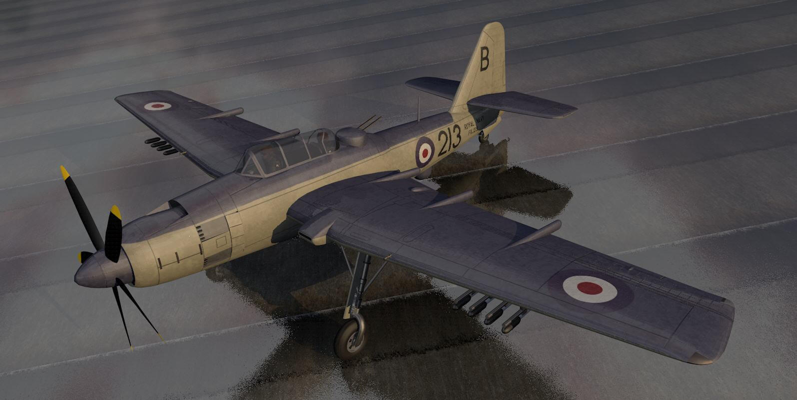 Fairey Spearfish Mk-1 3D Model by ChipBassChaos