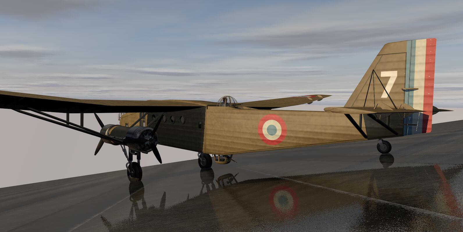 Farman F.222.2 - 3D Model by ChipBassChaos
