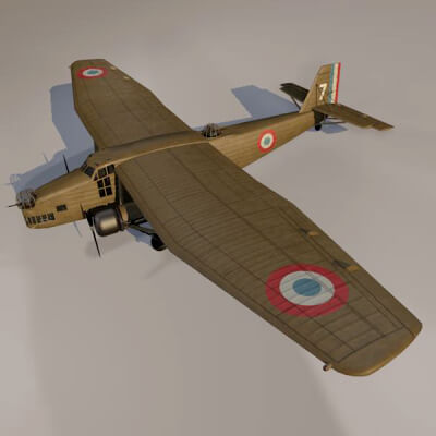 Farman F.222.2 - 3D Model by ChipBassChaos