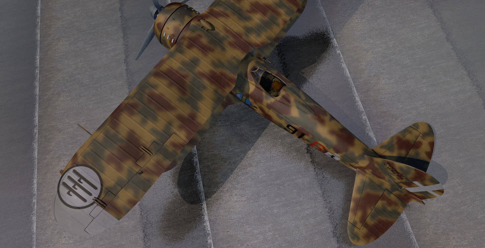 Fiat CR-42 Falco 3D Model by ChipBassChaos