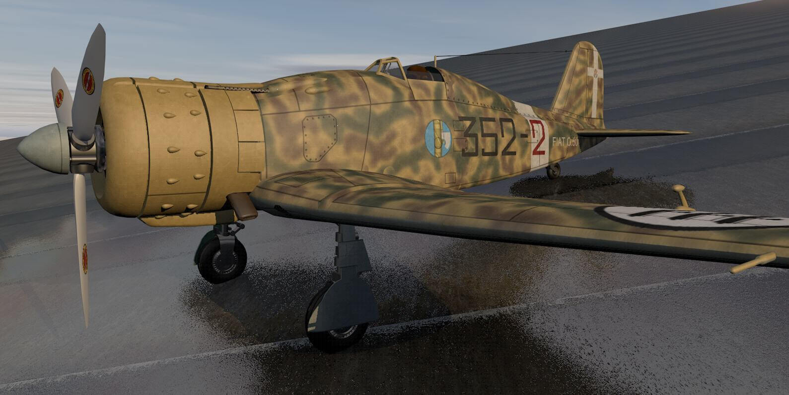 Fiat G-50 Freccia 3D Model by ChipBassChaos