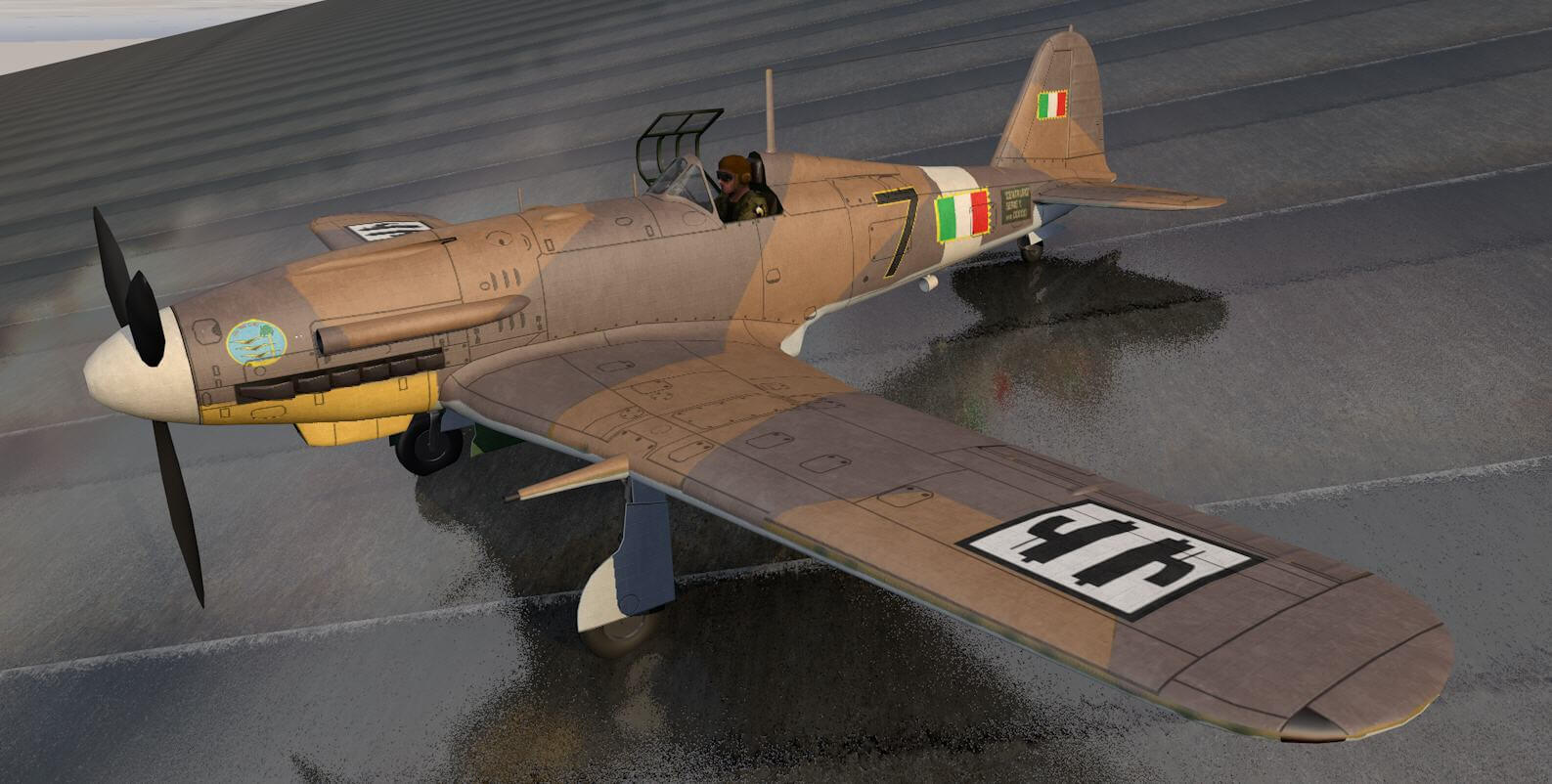 Fiat G-55 Centauro 3D Model by ChipBassChaos