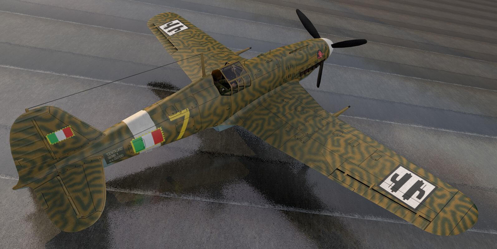 Fiat G-55 Centauro 3D Model by ChipBassChaos