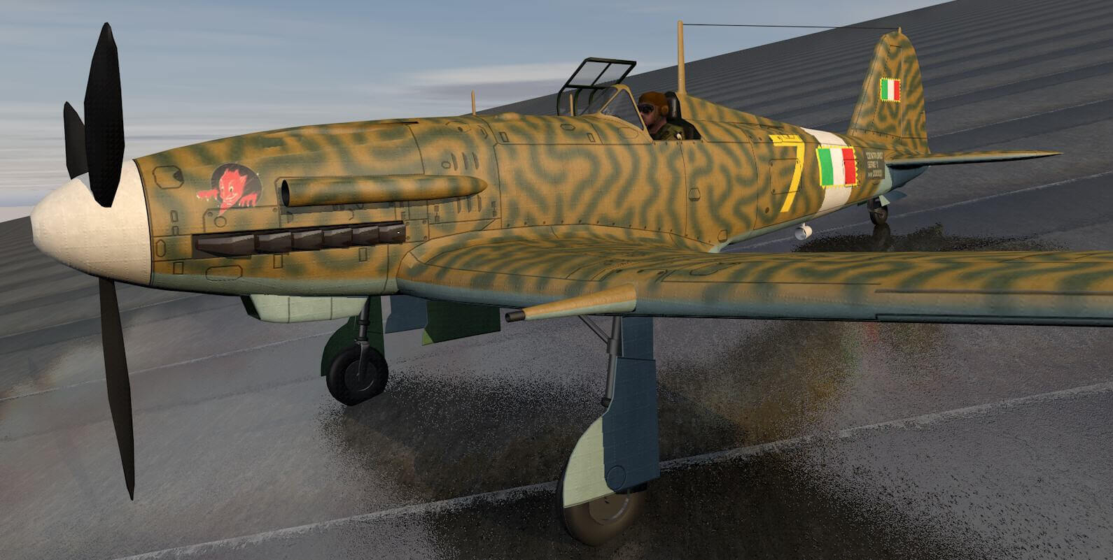 Fiat G-55 Centauro 3D Model by ChipBassChaos