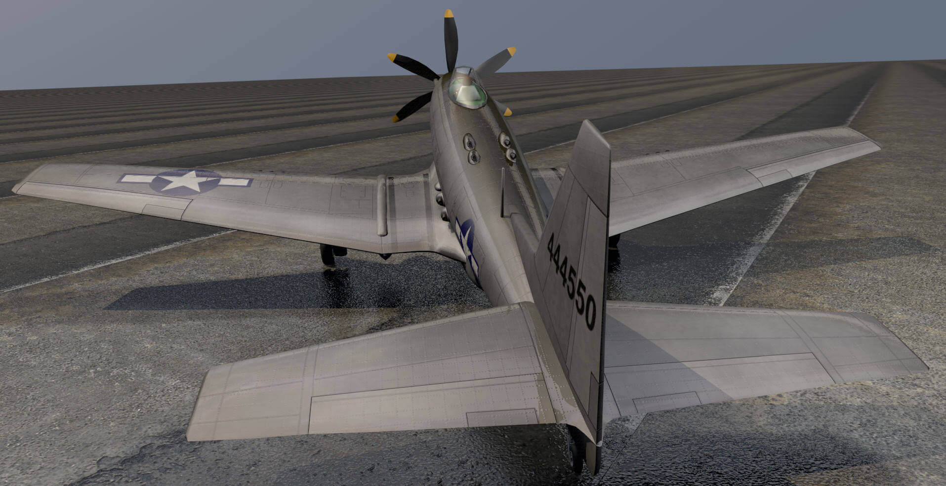 Fisher P-75 Eagle 3D Model by ChipBassChaos