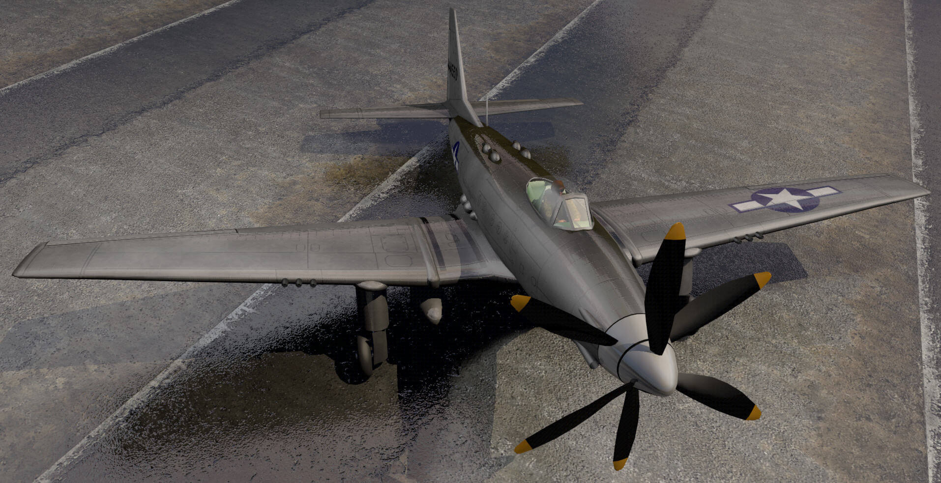 Fisher P-75 Eagle 3D Model by ChipBassChaos