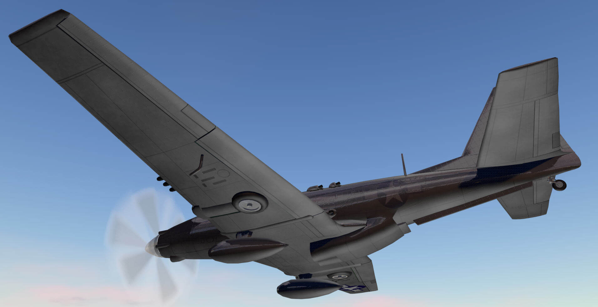 Fisher P-75 Eagle 3D Model by ChipBassChaos