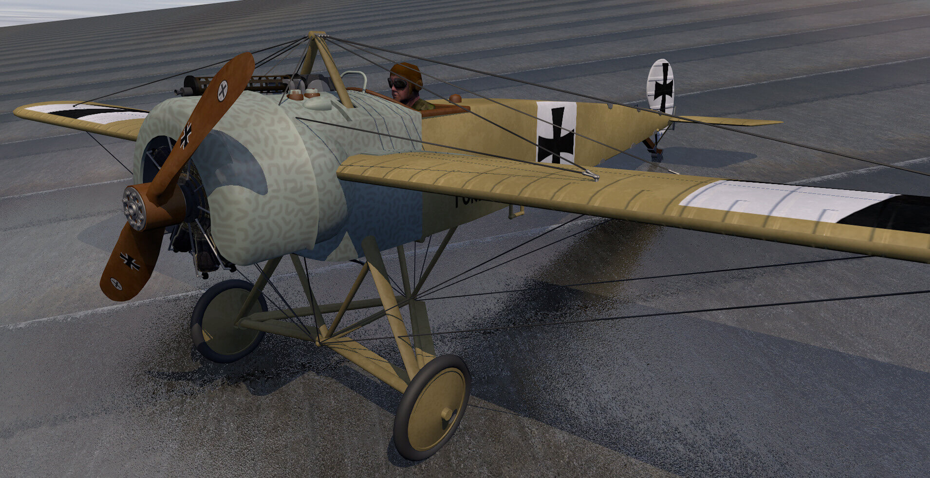 Fokker E-I and E-III Eindecker 3D Model by ChipBassChaos