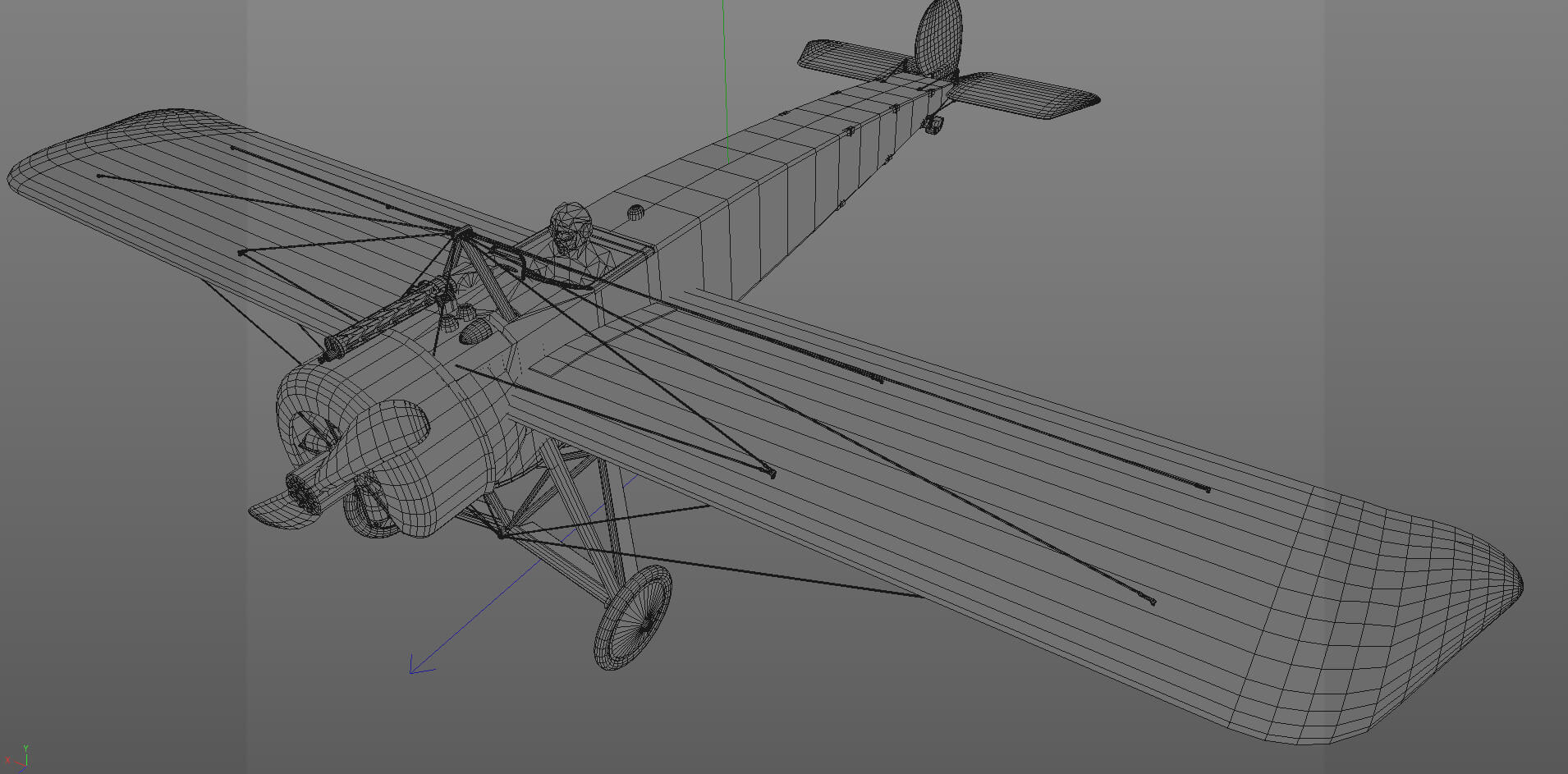Fokker E-I and E-III Eindecker 3D Model by ChipBassChaos
