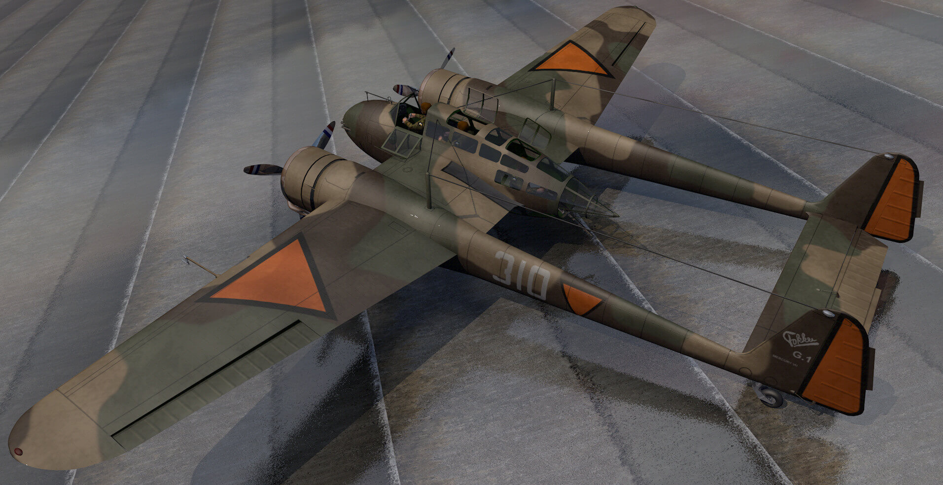 Fokker G-1 Faucher 3D Model by ChipBassChaos