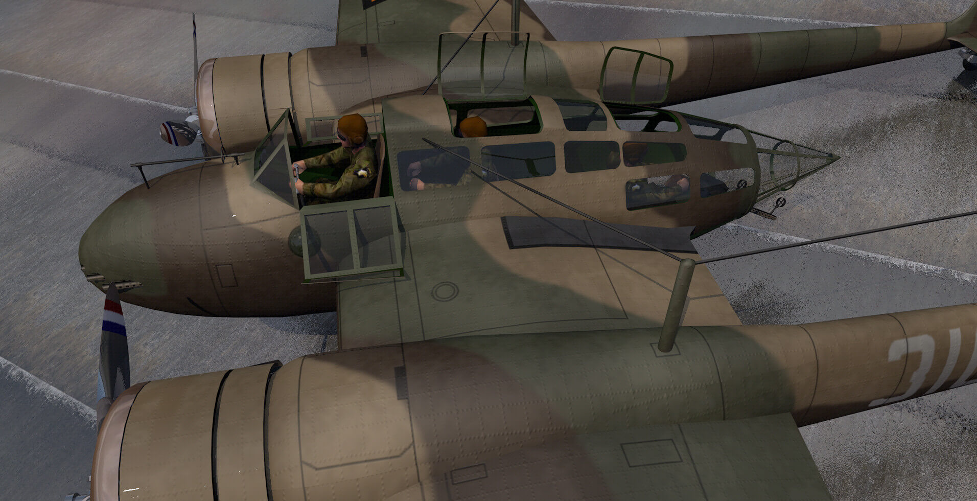 Fokker G-1 Faucher 3D Model by ChipBassChaos