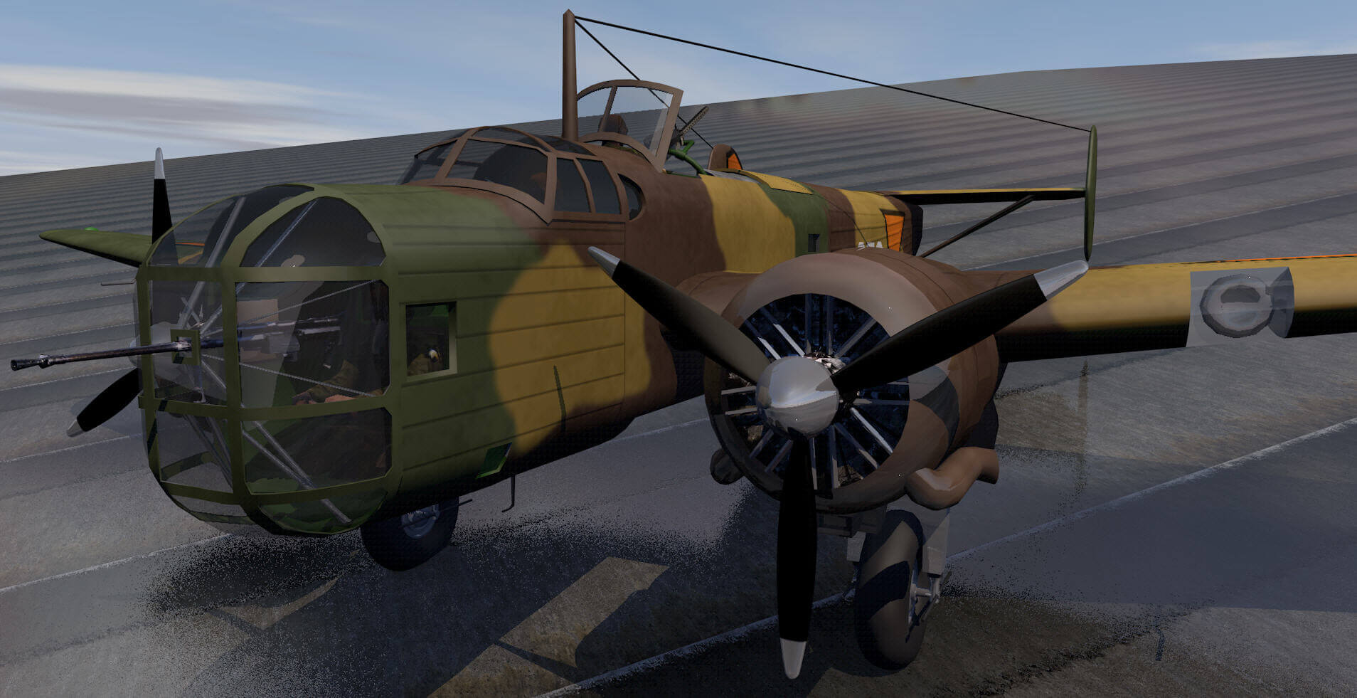 Fokker T.5 - 3D Model by ChipBassChaos