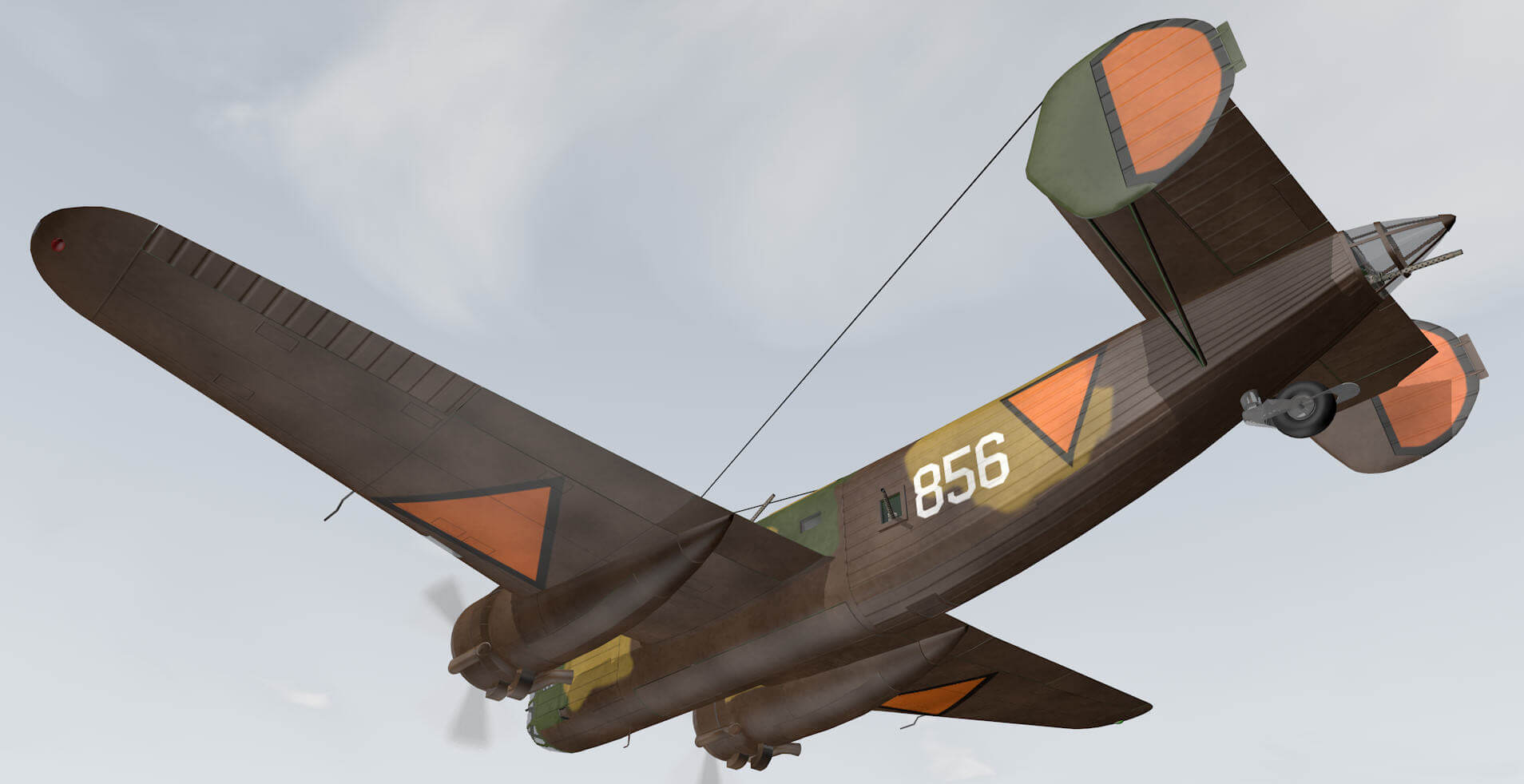 Fokker T.5 - 3D Model by ChipBassChaos