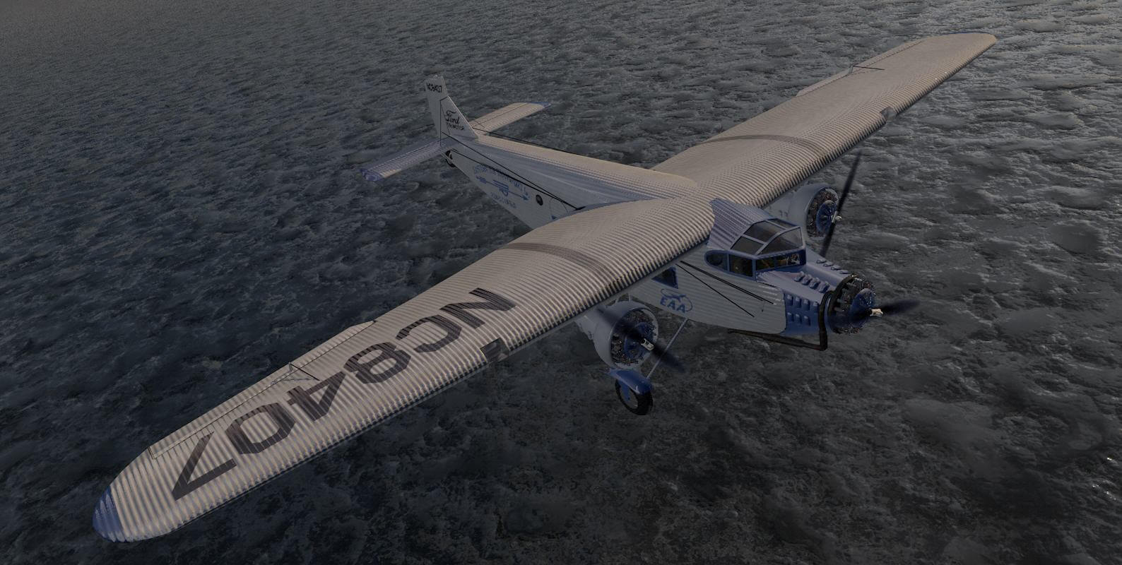 Ford Trimotor - 3D Model by ChipBassChaos