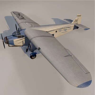 Ford Trimotor - 3D Model by ChipBassChaos