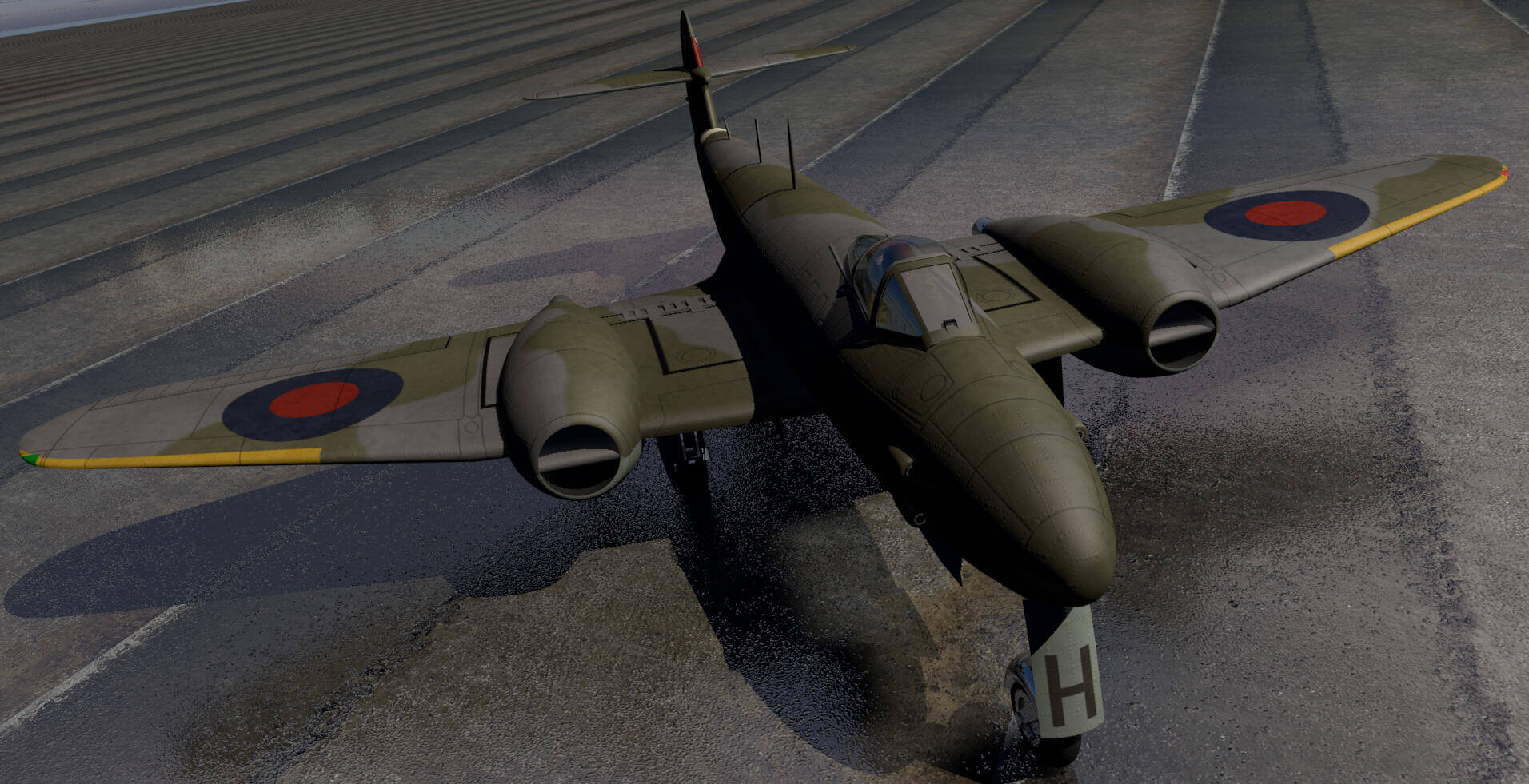 Gloster Meteor F Mk-3 3D Model by ChipBassChaos