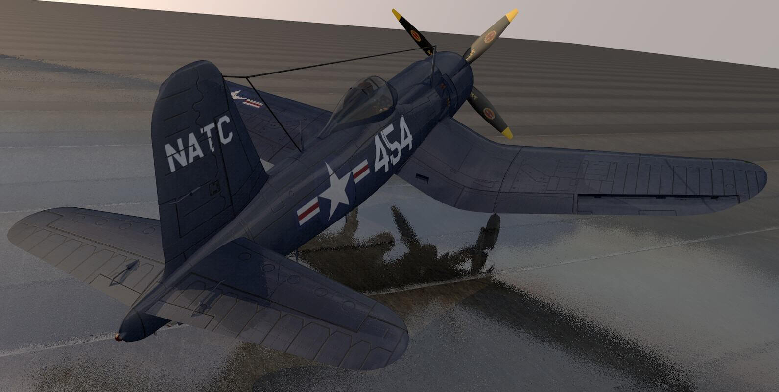 Goodyear F2G-1 Super Corsair 3D Model by ChipBassChaos
