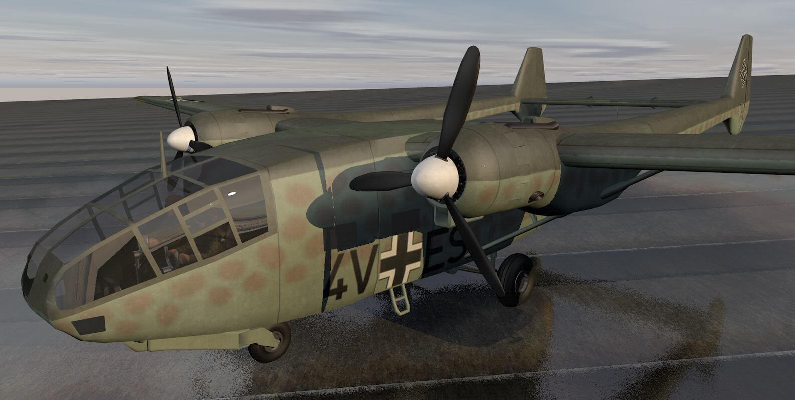 Gotha GO-244 B-1 3D Model by ChipBassChaos