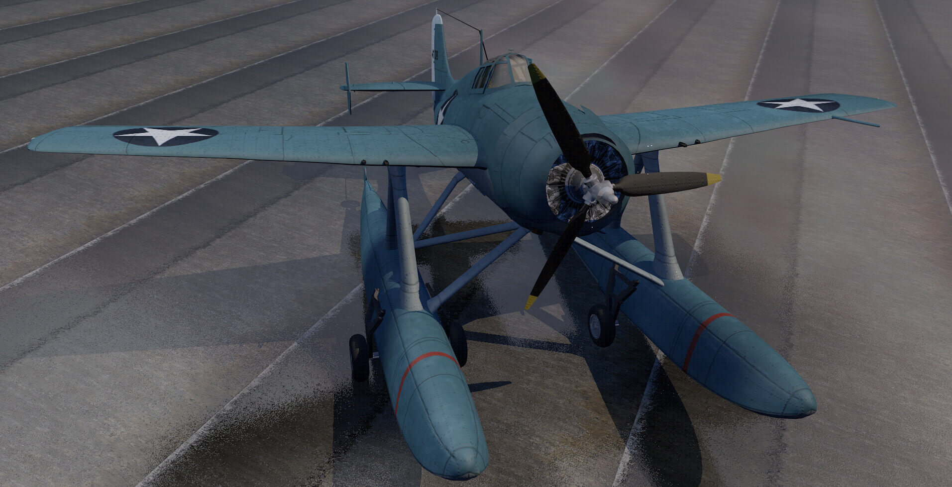 Grumman F4F-3S Wildcatfish 3D Model by ChipBassChaos