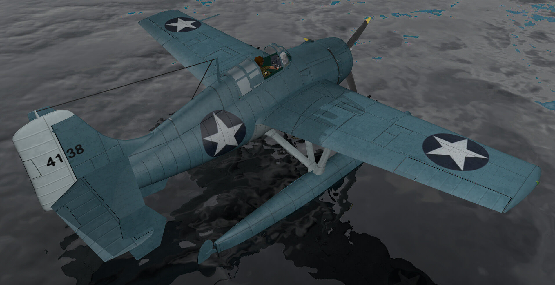 Grumman F4F-3S Wildcatfish 3D Model by ChipBassChaos