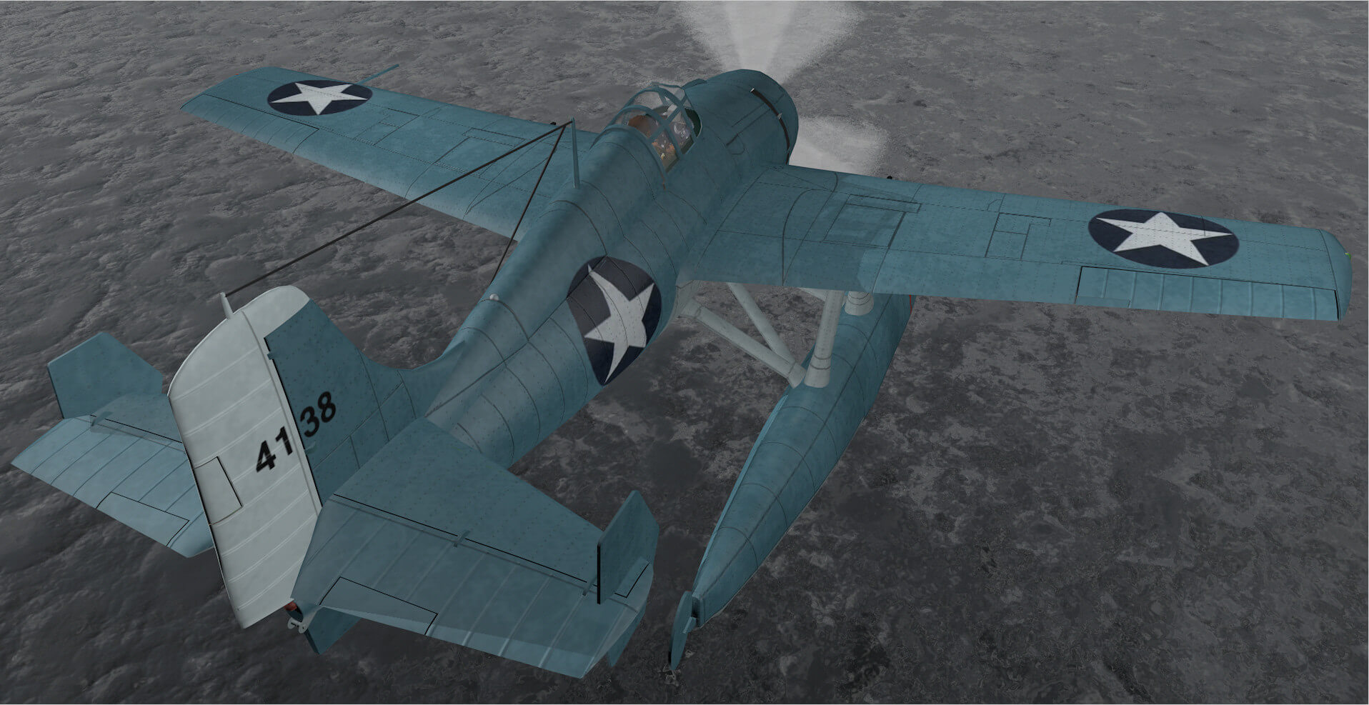 Grumman F4F-3S Wildcatfish 3D Model by ChipBassChaos