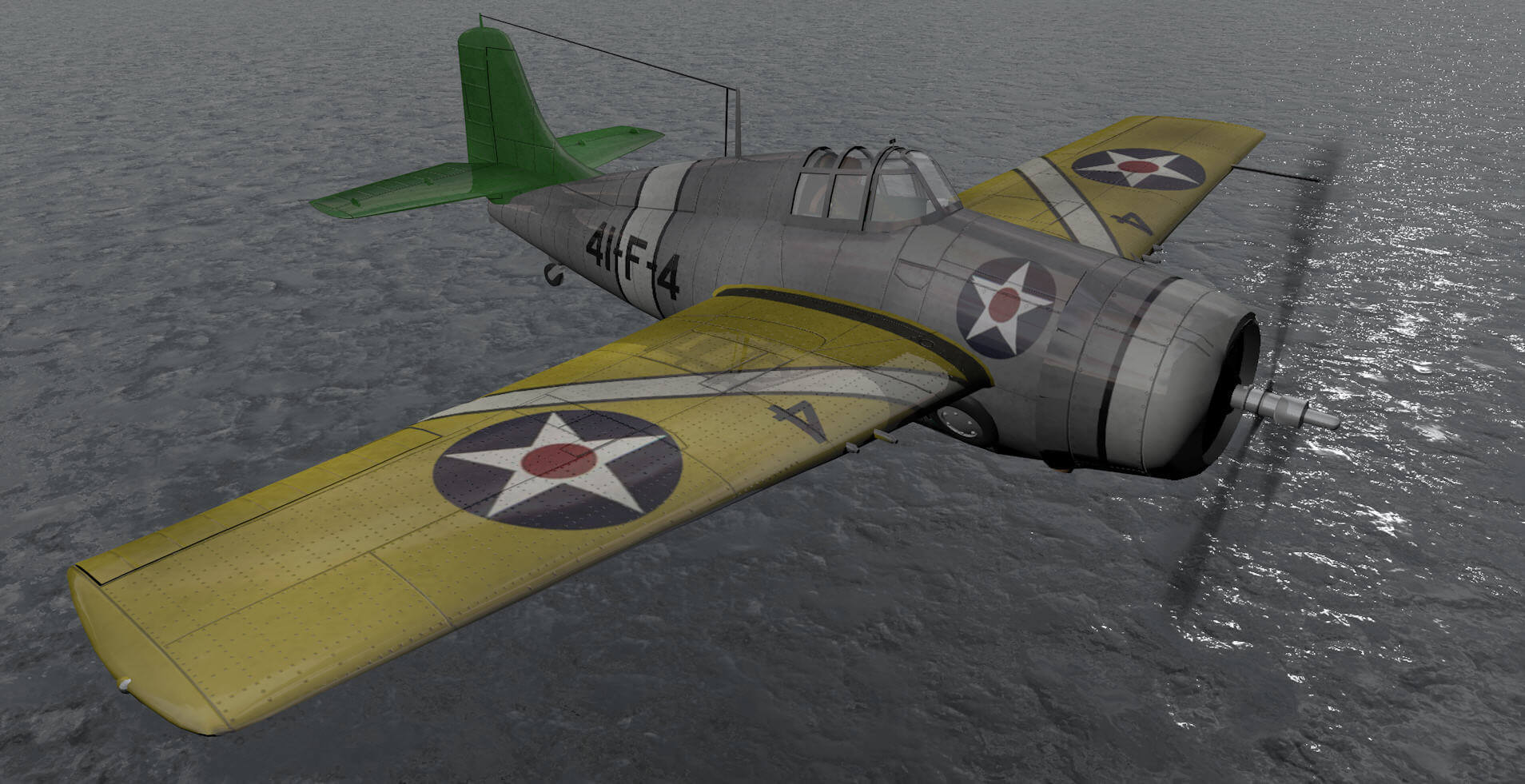 Grumman F4F Wildcat - 3D Model by ChipBassChaos