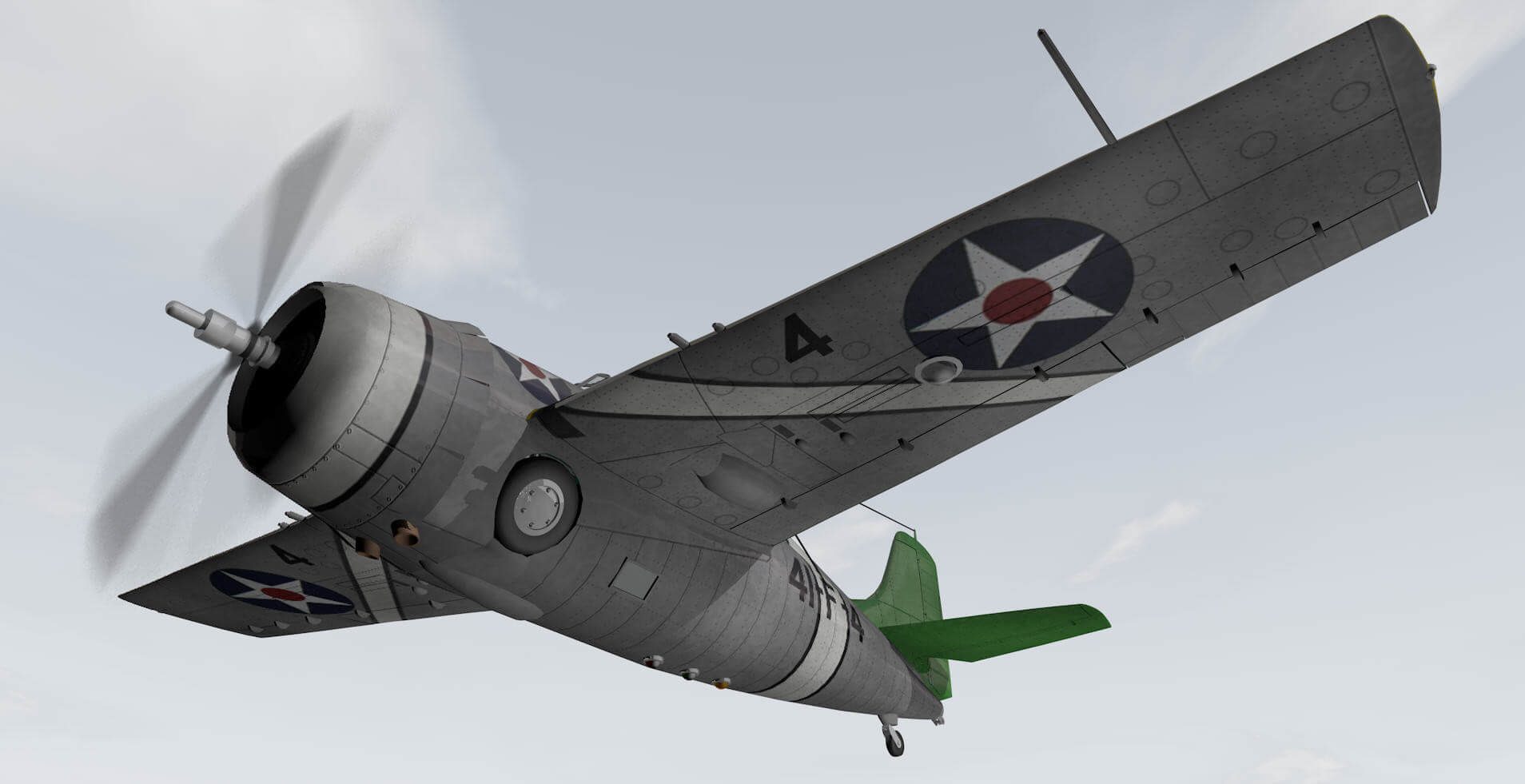 Grumman F4F Wildcat - 3D Model by ChipBassChaos