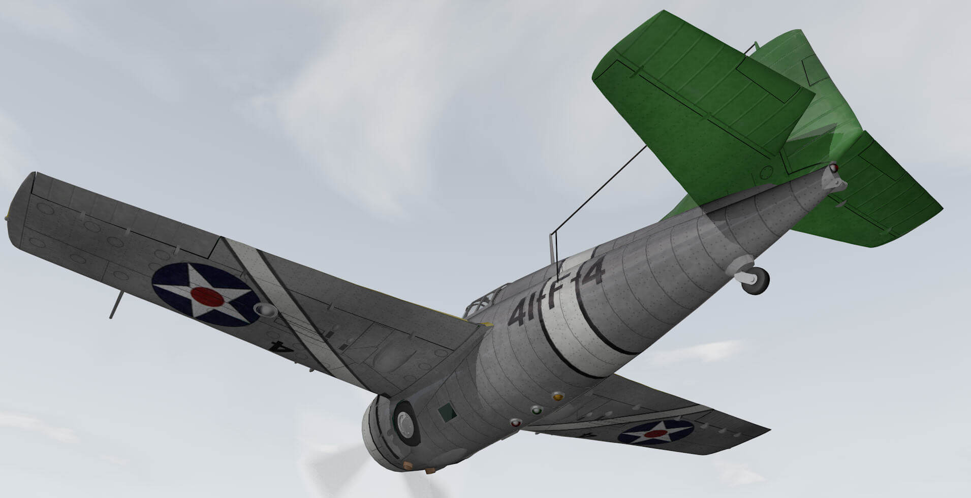 Grumman F4F Wildcat - 3D Model by ChipBassChaos