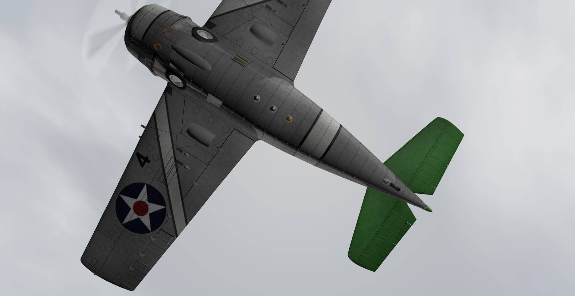 Grumman F4F Wildcat - 3D Model by ChipBassChaos