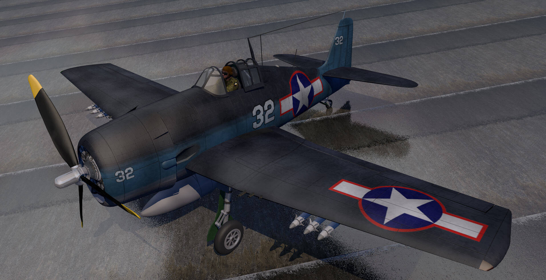 Grumman F6F Hellcat - 3D Model by ChipBassChaos