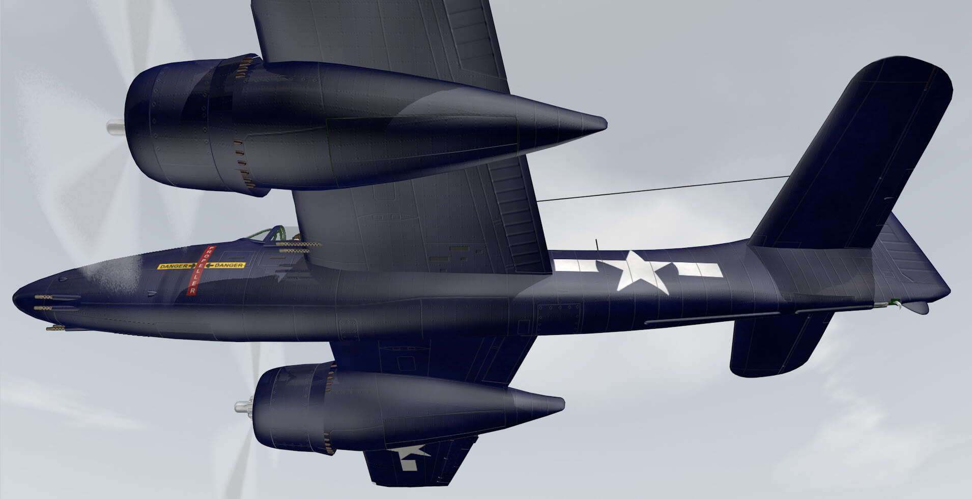 Grumman F7F Tigercat - 3D Model by ChipBassChaos