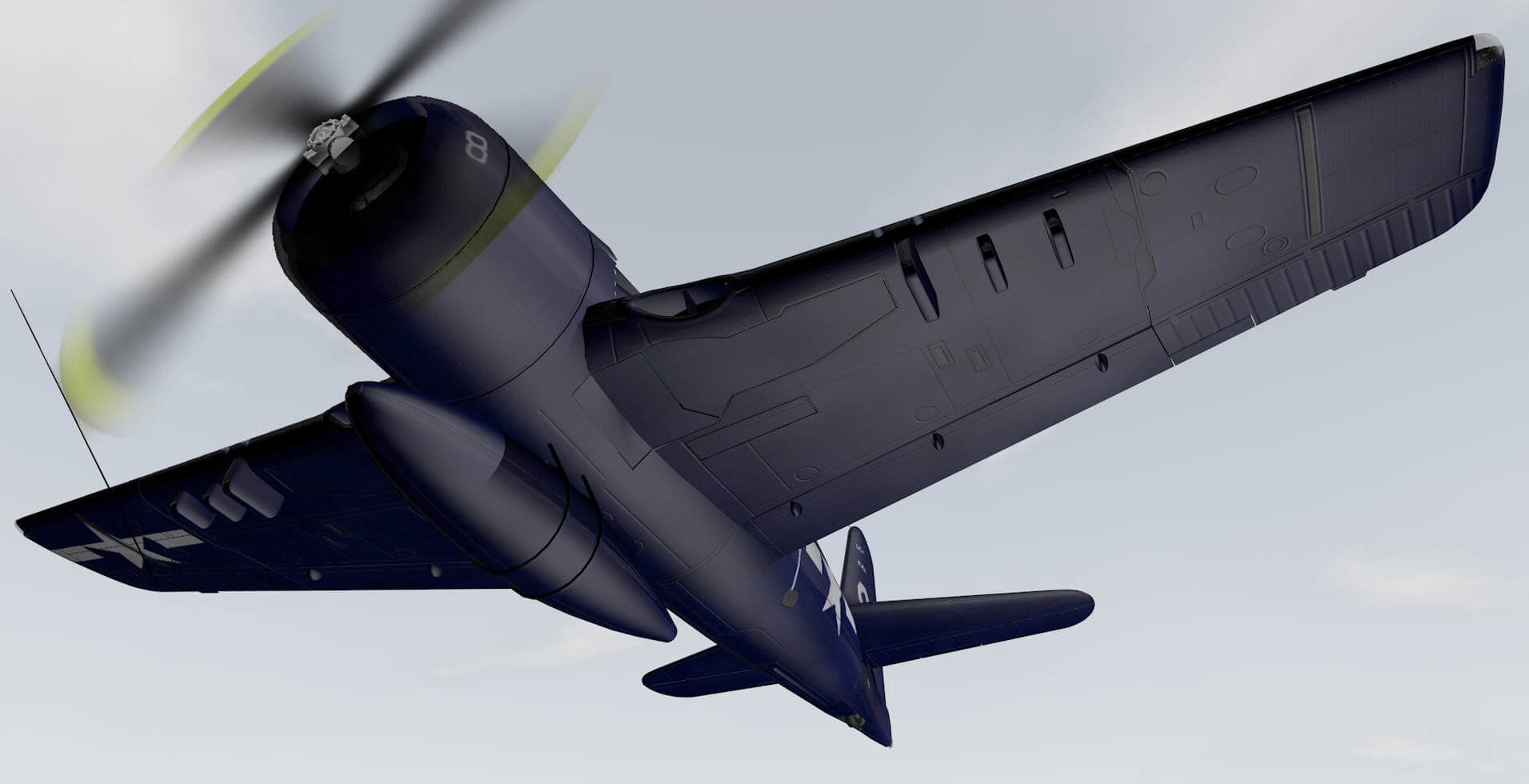 Grumman F8F Bearcat - 3D Model by ChipBassChaos
