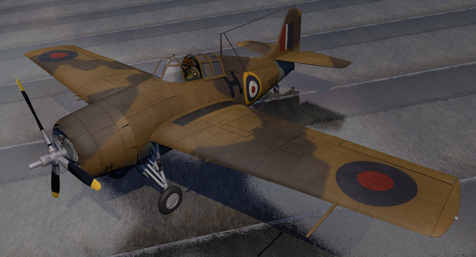 Grumman Martlet Mk-2 (RN) 3D Model by ChipBassChaos