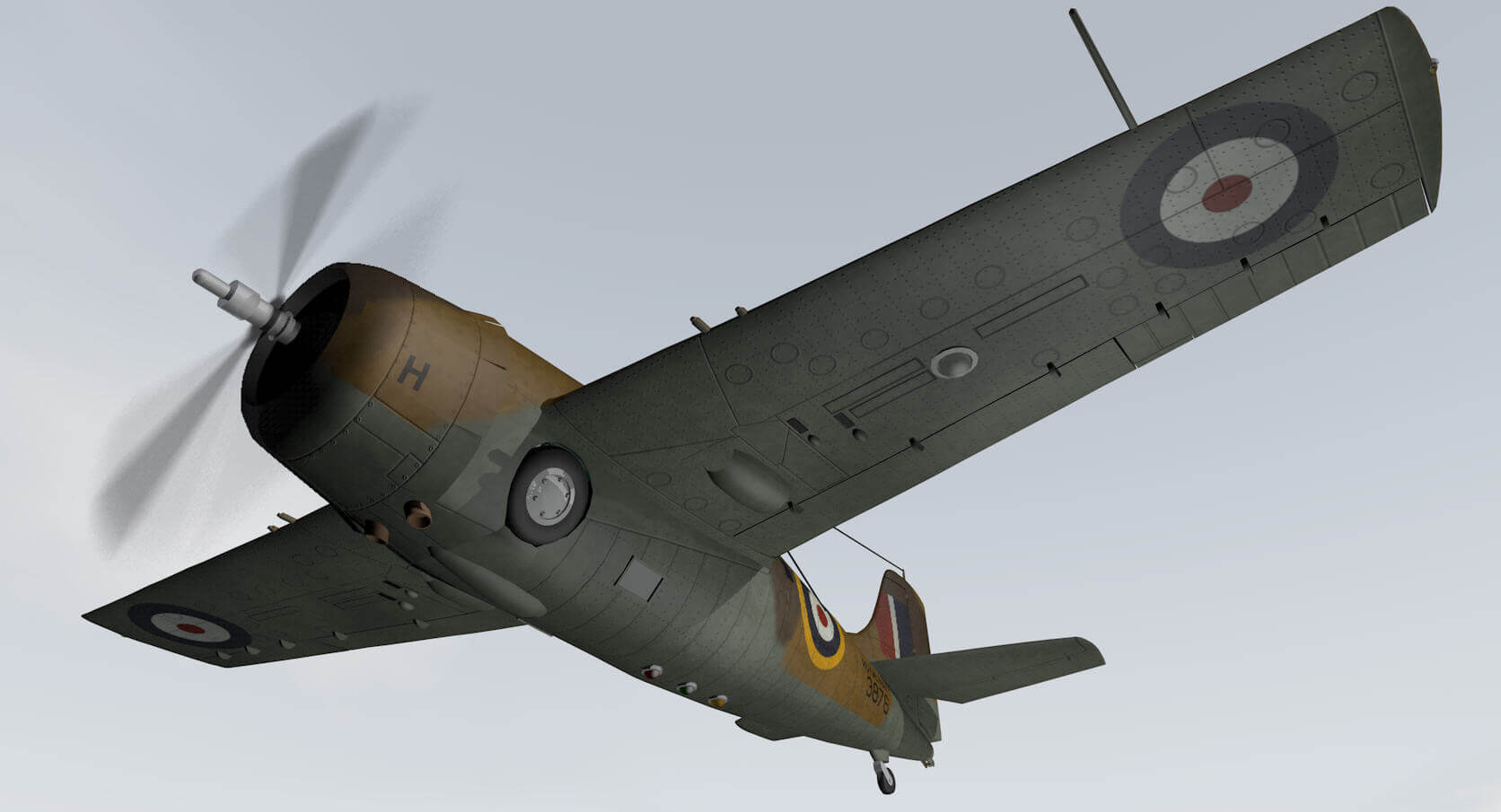 Grumman Martlet Mk-2 (RN) 3D Model by ChipBassChaos