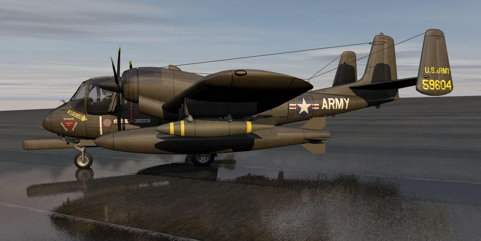 Grumman OV-1 Mohawk 3D Model by ChipBassChaos