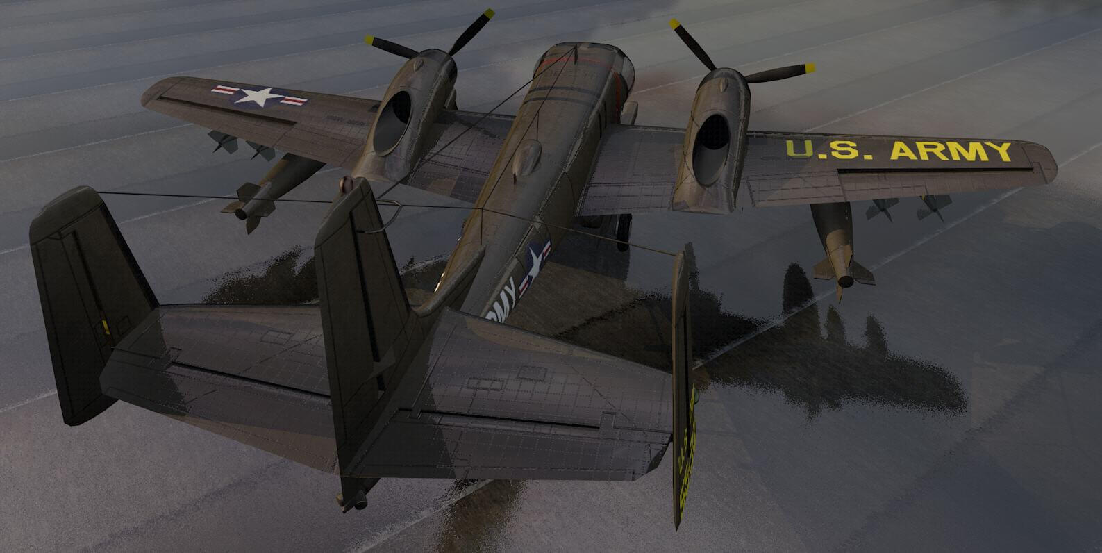 Grumman OV-1 Mohawk 3D Model by ChipBassChaos