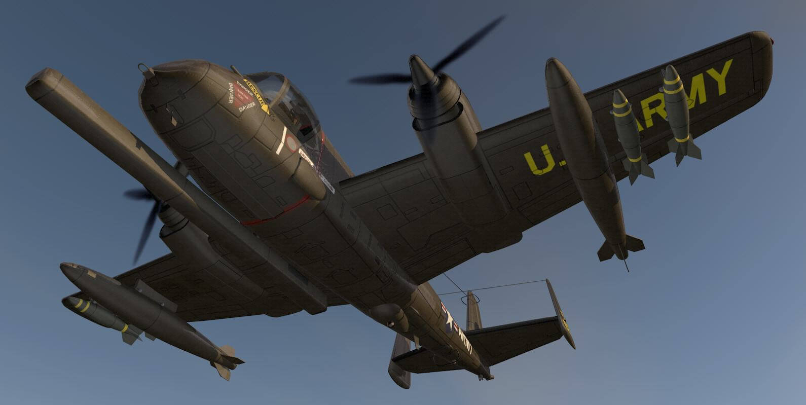 Grumman OV-1 Mohawk 3D Model by ChipBassChaos