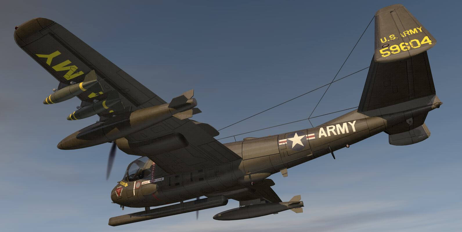 Grumman OV-1 Mohawk 3D Model by ChipBassChaos