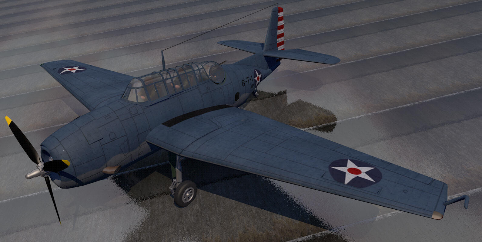 Grumman TBF-1 Avenger 3D Model by ChipBassChaos