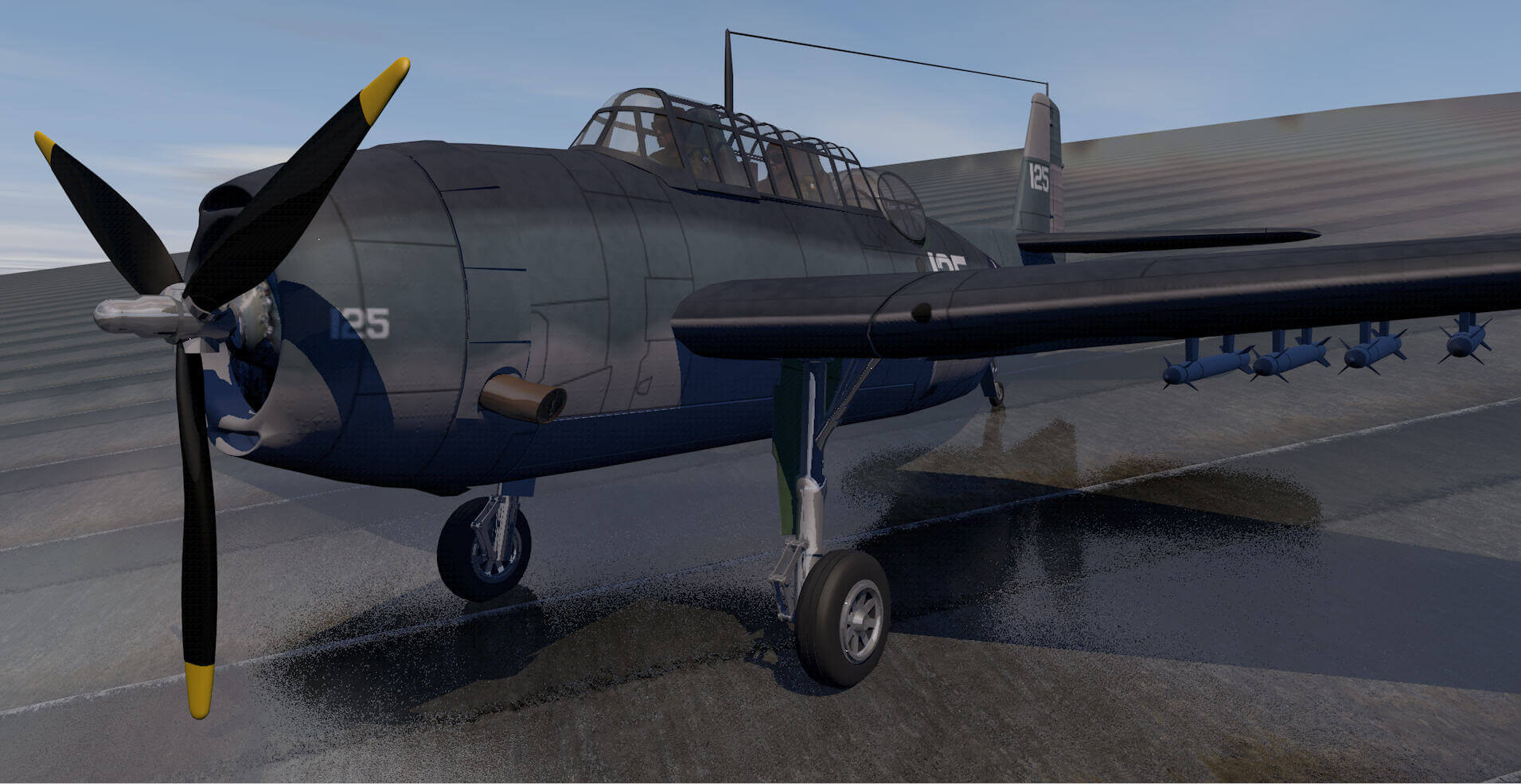 Grumman TBF-1 Avenger 3D Model by ChipBassChaos