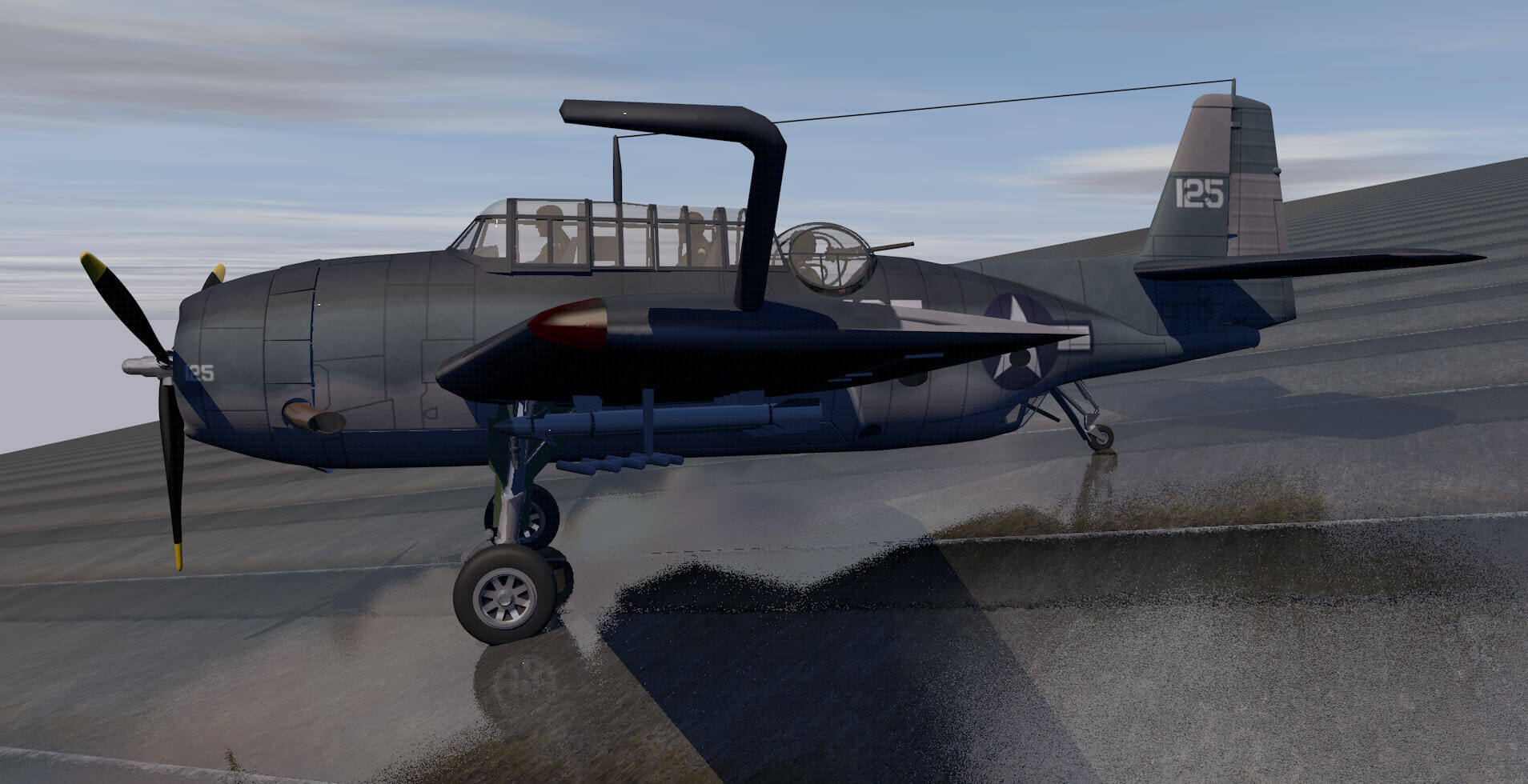 Grumman TBM-3 Avenger 3D Model by ChipBassChaos