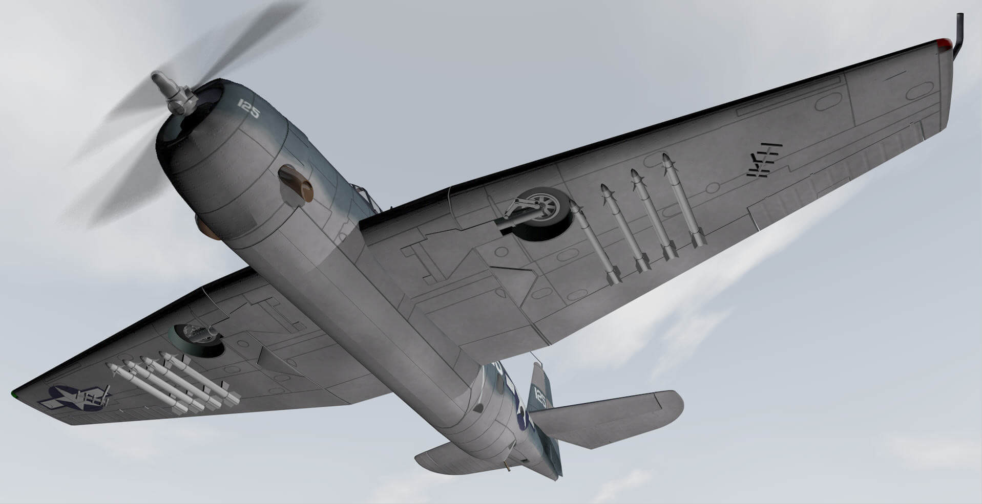 Grumman TBM-3 Avenger 3D Model by ChipBassChaos