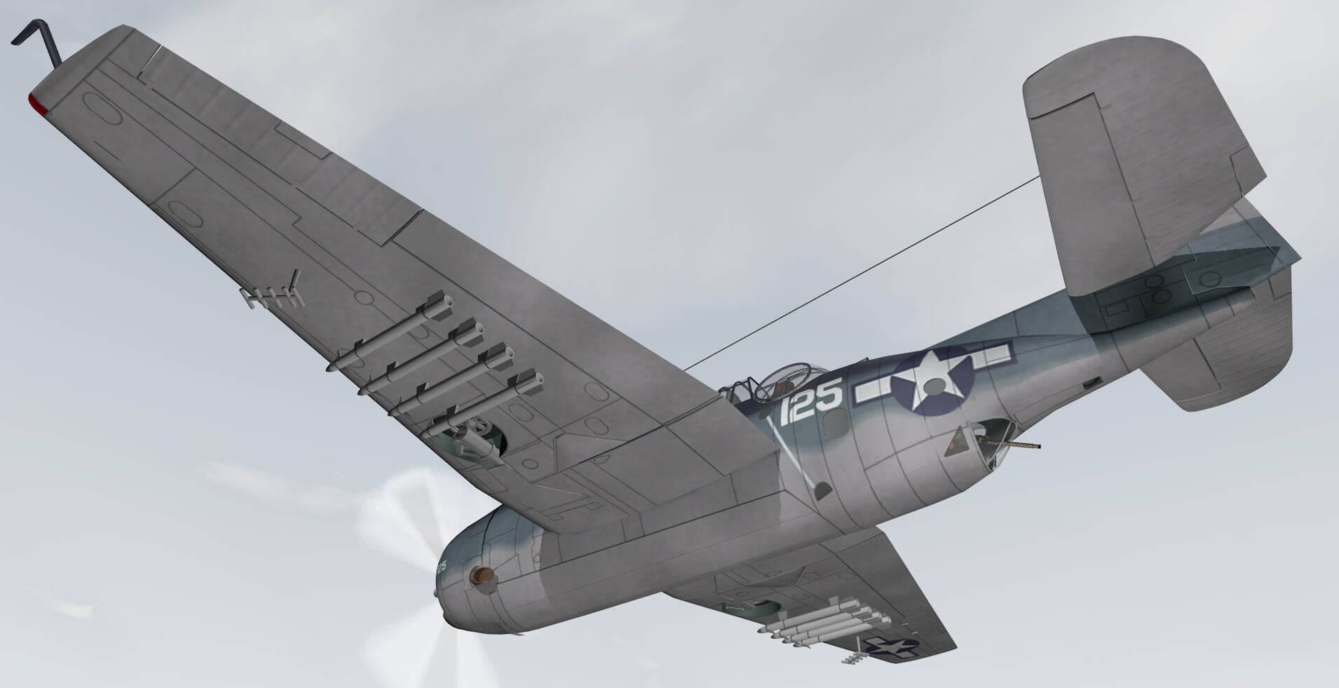 Grumman TBM-3 Avenger 3D Model by ChipBassChaos