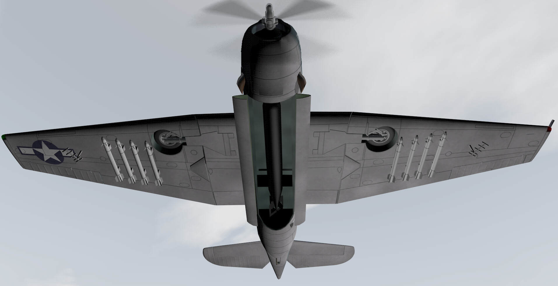 Grumman TBM-3 Avenger 3D Model by ChipBassChaos