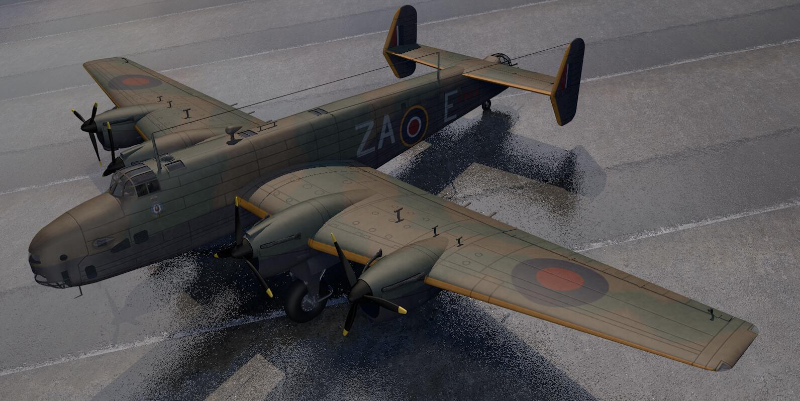 Handley Page Halifax Mk-2 3D Model by ChipBassChaos