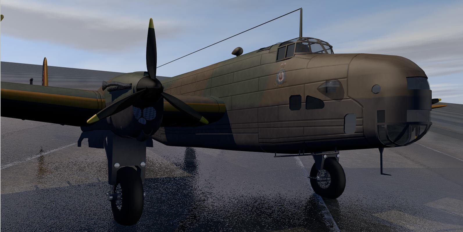 Handley Page Halifax Mk-2 3D Model by ChipBassChaos